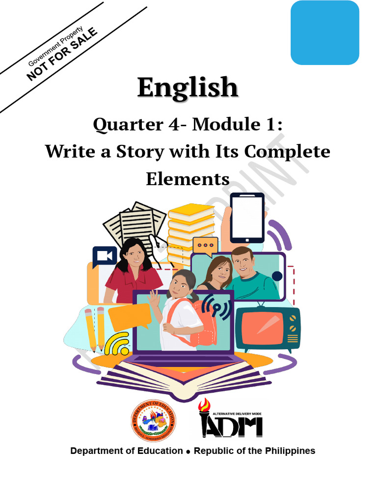 English4 - q4 - Mod1 - Writing Complete Story Eelements - v5 | PDF