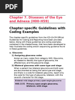 Glaucoma ICD-10 Quick Reference 100120 Final | PDF | Glaucoma | Vision