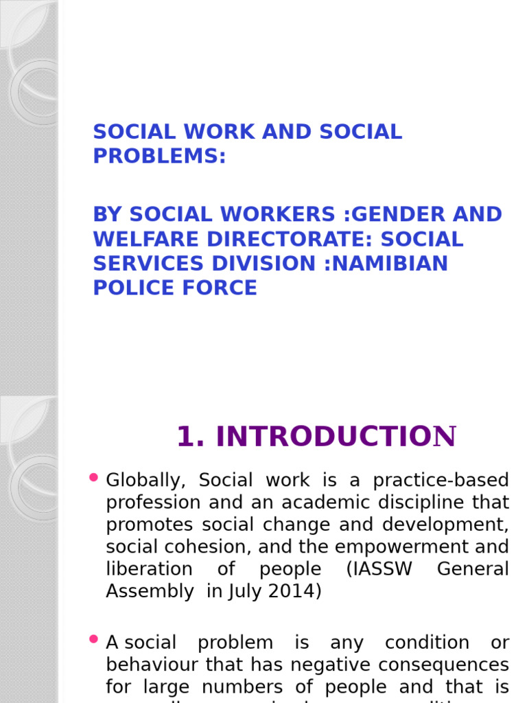 Social Issues | PDF | Social Work | Expense