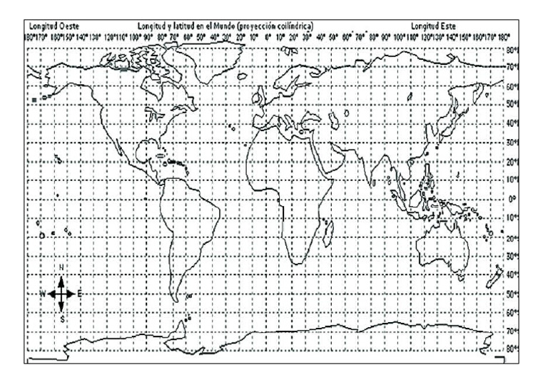 mapa coordenadas | PDF