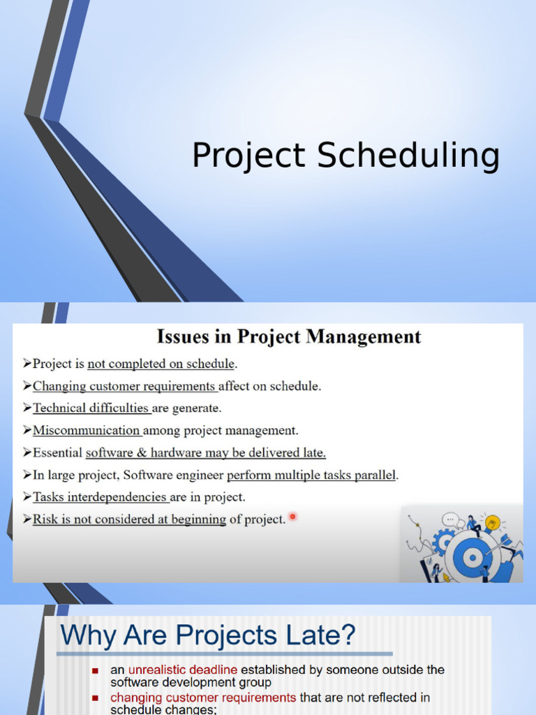 Project Scheduling | PDF