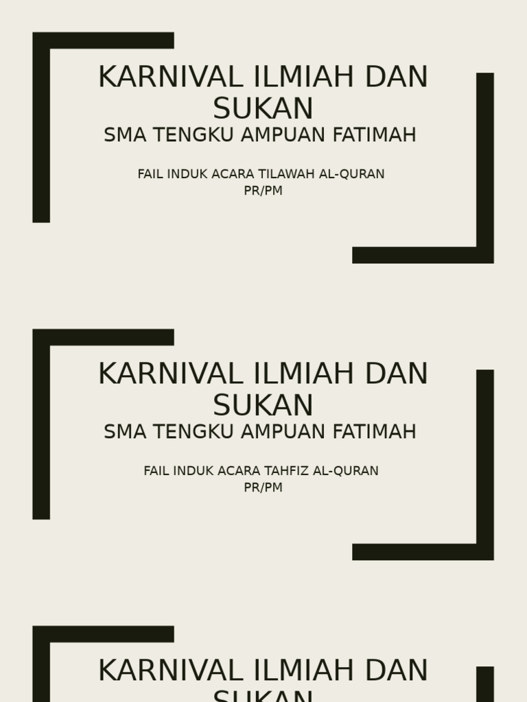 LABEL FAIL INDUK KARNIVAL | PDF