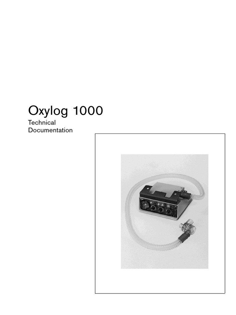Oxylog 1000 | PDF | Valve | Pneumatics