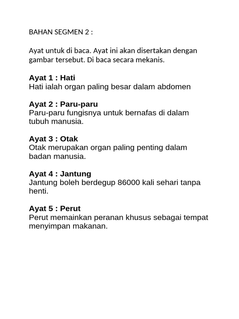 Bahan Segmen 2 | PDF