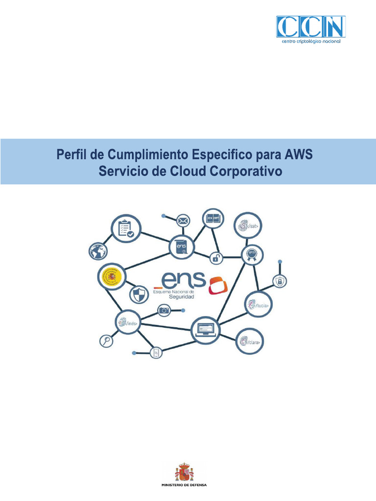 CCN-STIC 887 Perfil de Cumplimiento Específico para AWS Servicio de Cloud Corporativo | PDF ...