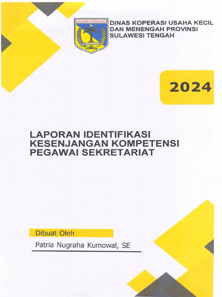 Laporan Identifikasi Kesenjangan Kompetensi Pegawai Sekretariat | PDF