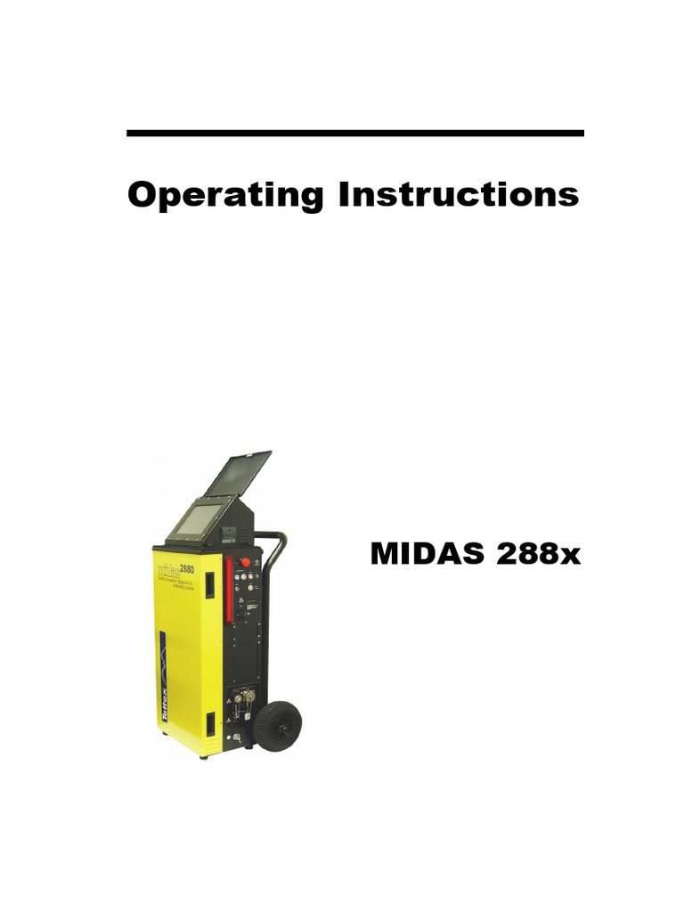 Instructions Manual MIDAS 288x | PDF | Transformer | Resonance