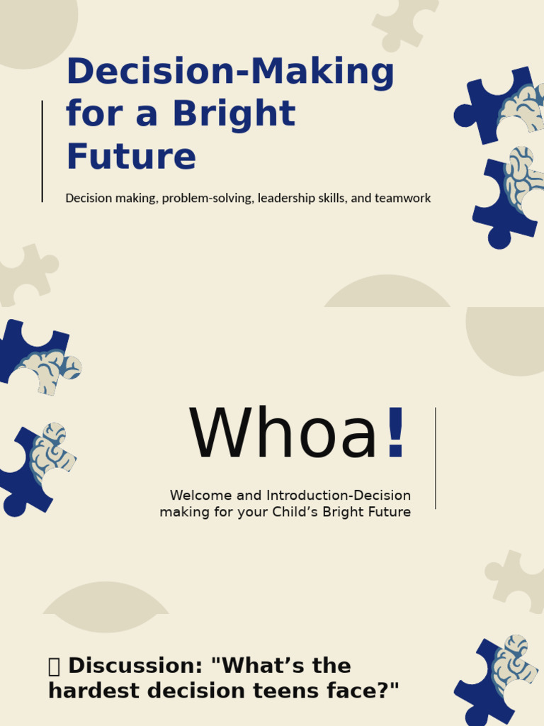 Guiding Teens in Decision-Making Skills | PDF | Adolescence | Decision ...