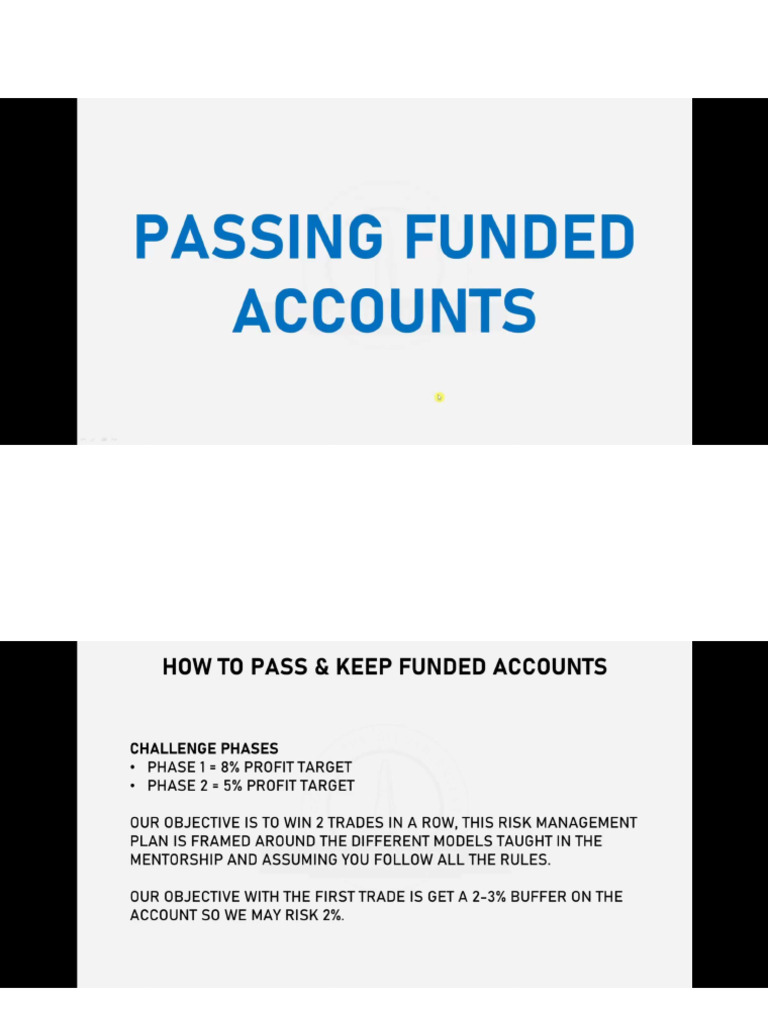 MMXM Passing Funded Account Lesson 21 | PDF