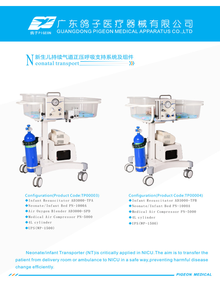 Neonatal Transport Equipment Overview | PDF | Medicine | Clinical Medicine