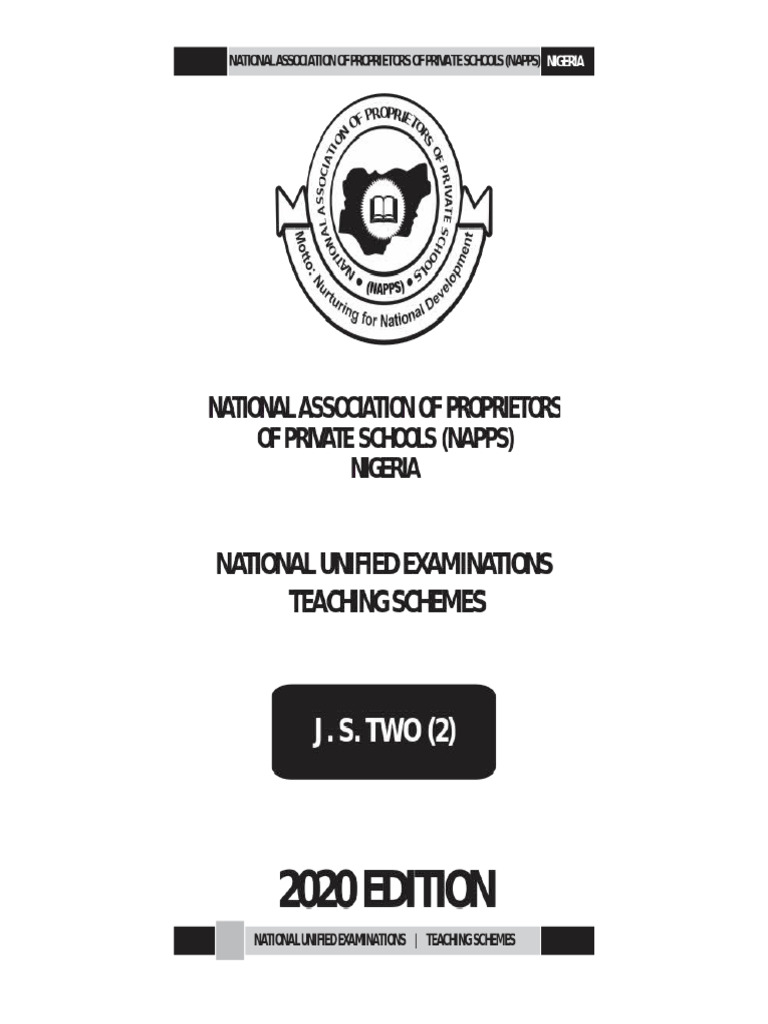 NAPPS SCHEME JSS2 | PDF | Word | Semantics