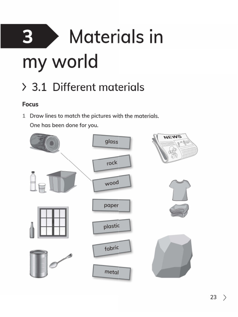 Science Grade 1 (Senses, Materials, Movement) | PDF