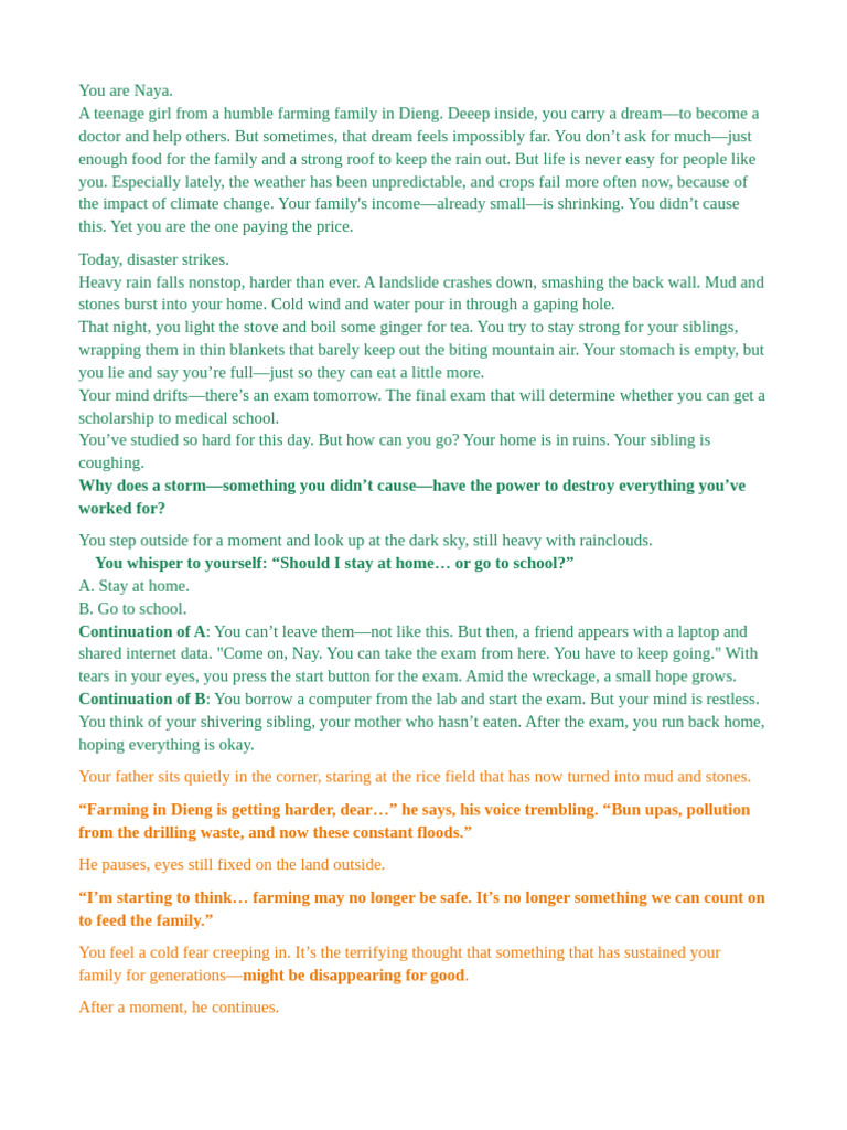 Naya Interactive Story, With Emotion, English | PDF | Soil | Efficient ...