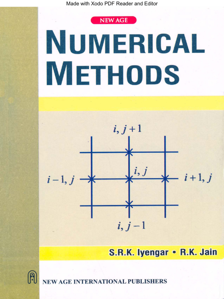Numerical Methods Iyengar Book Upsc | PDF | Finite Difference | Equations