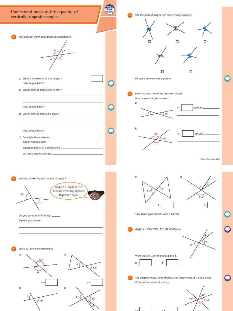 Understanding Vertically Opposite Angles | PDF | Angle | Euclidean Geometry