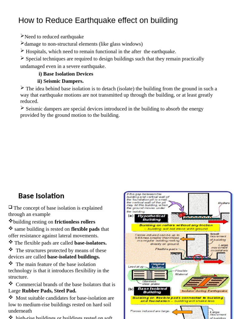How To Reduce Earthquake Effect On Building | PDF | Earthquake ...