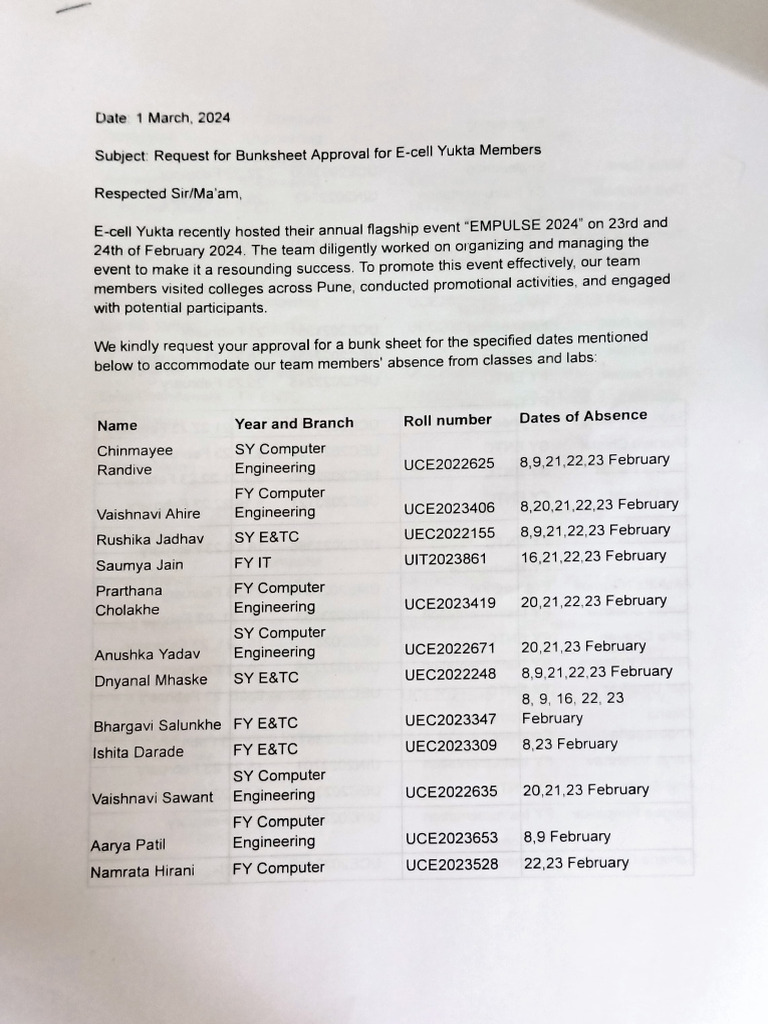 Ecell Empulse Bunksheet | PDF