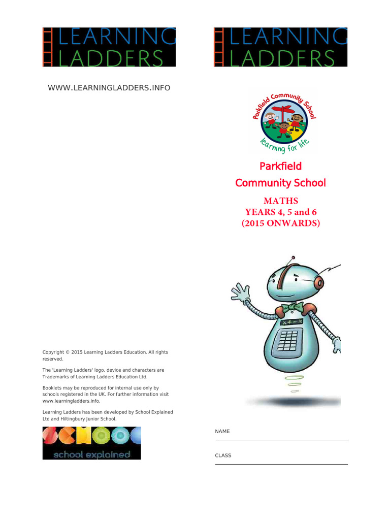Maths Learning Ladder Years 4 To 6 | PDF | Ratio | Multiplication