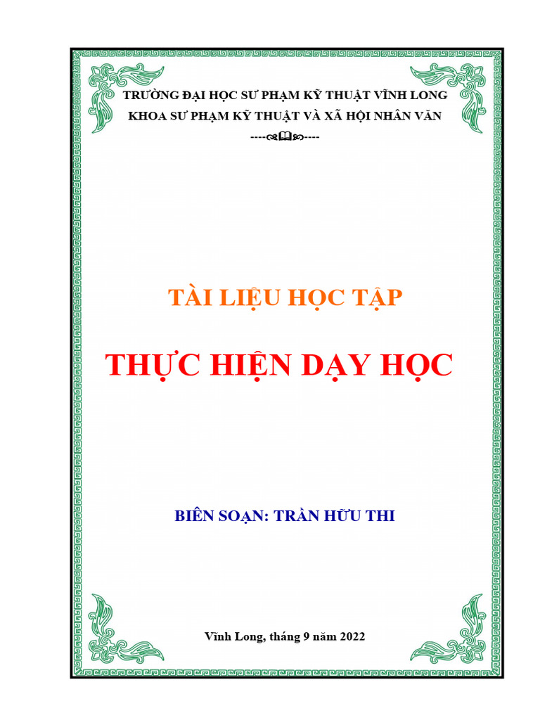 TL Sinh Vien THDH 21-10-2022 | PDF