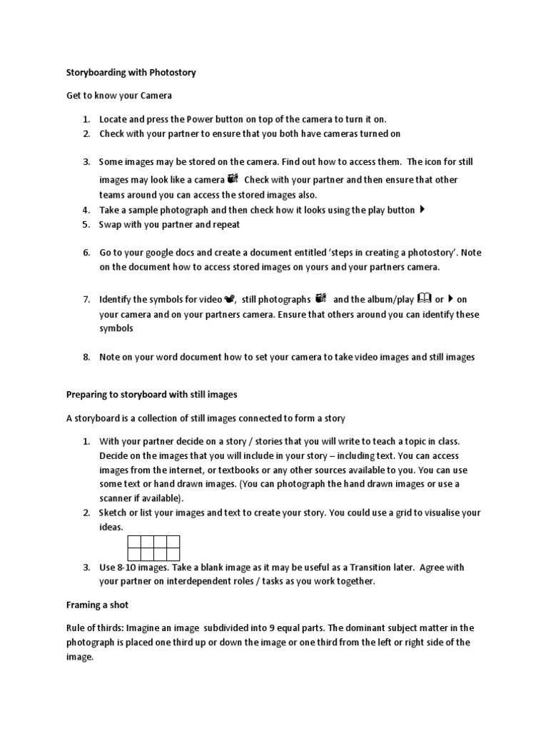 Photo Story | Download Free PDF | Photograph | Camera