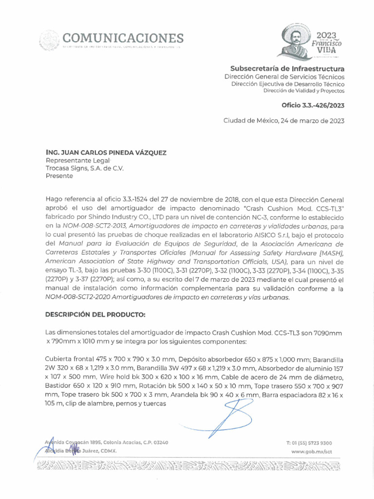 MX 2 1-3 3 - 426-2023 - CCS-TL3 | PDF