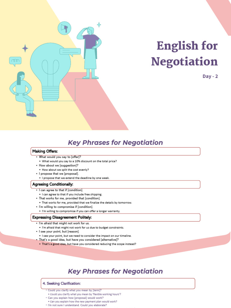 Key Phrases for Effective Negotiation | PDF | Negotiation | Business