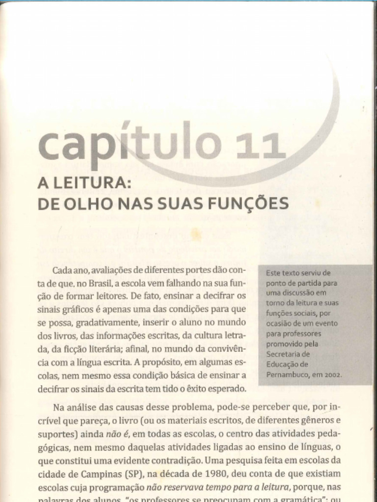 Língua, Texto e Ensino - Capítulo 11 | PDF