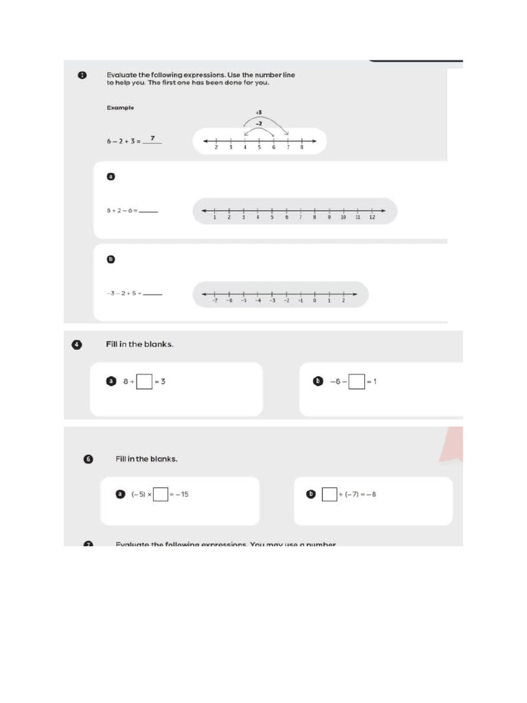 G6 Math MT1 QP Sample | PDF