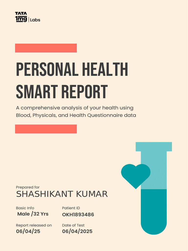 Personal Health Smart Report Analysis | PDF | Low Density Lipoprotein ...