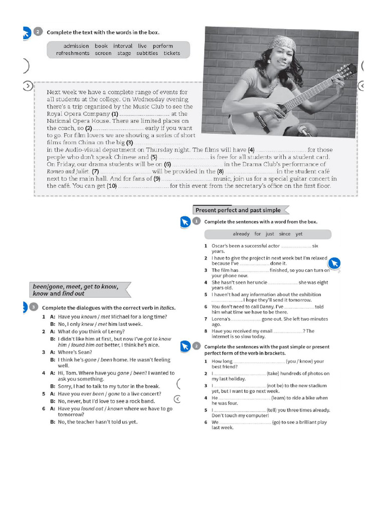 Workbook Unit 6 Part 1 | PDF