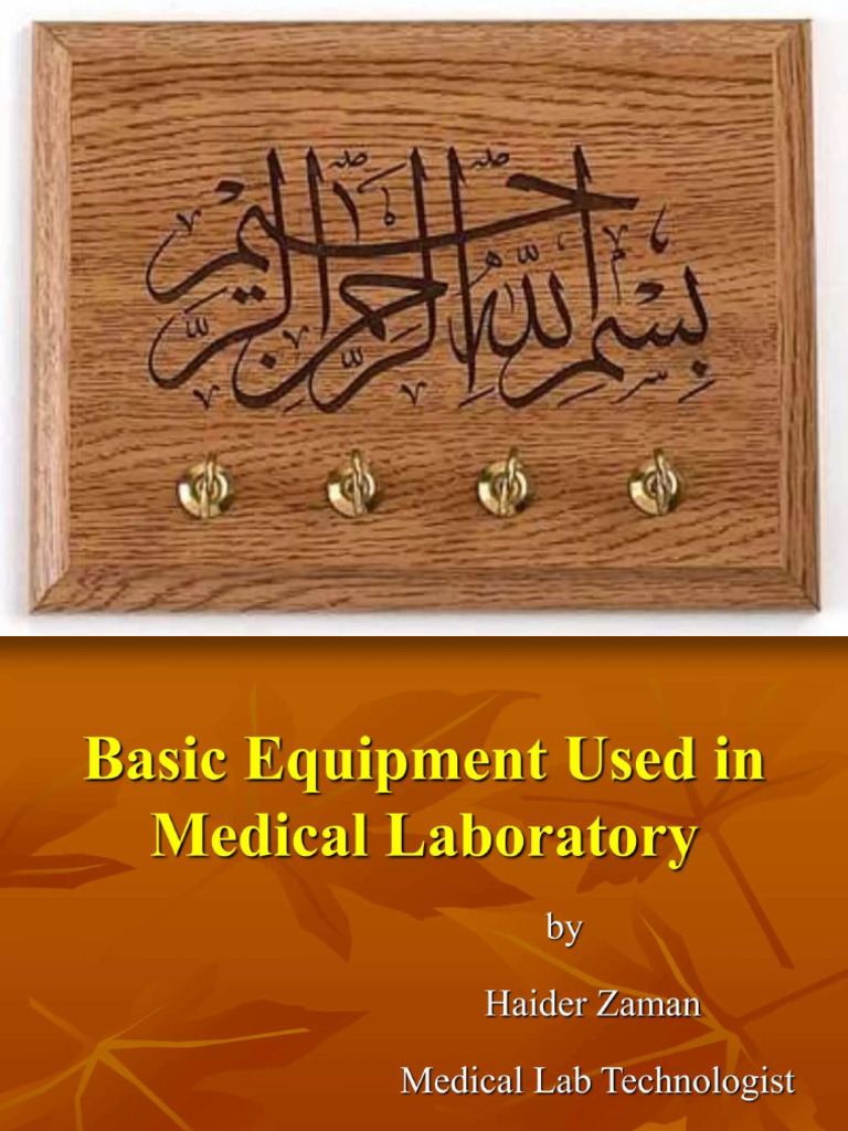 Basic Equipment Used in Laboratory | PDF