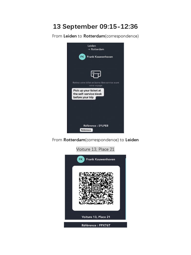 QR Code For E-Tickets | PDF