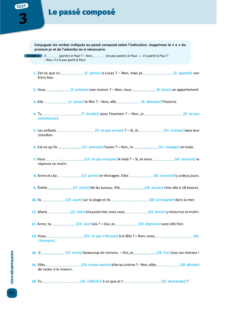 Le Passé Composé | PDF