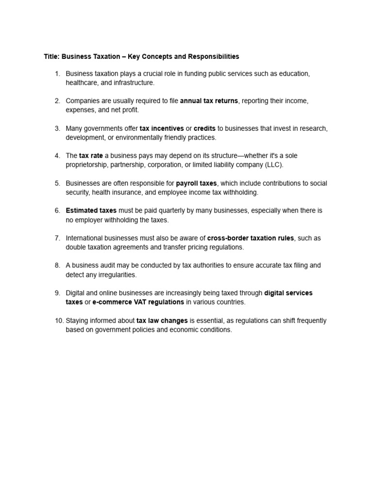 Business Taxation Presentation No. 2 | PDF