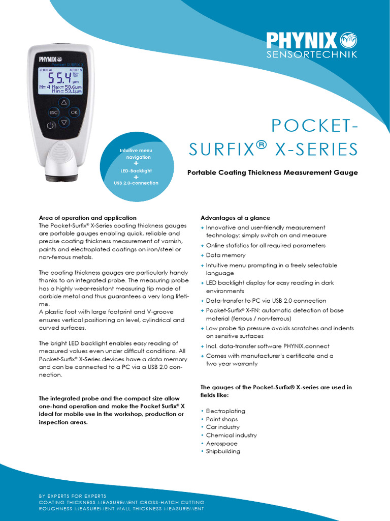 PHYNIX Pocket-Surfix en | PDF | Coating | Light Emitting Diode