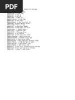Thomson One Symbols: Quick Reference Card | PDF | Dow Jones Industrial ...