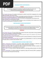 PUP Vision, Mission, and Engineering Goals | PDF | Innovation | Engineering