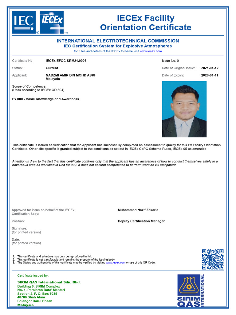 IECEx_EFOC_SRM21.0006_000 | PDF