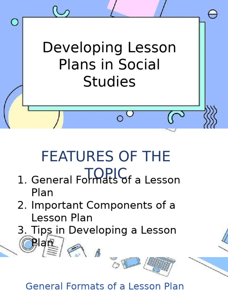 Social Studies Lesson Plan Guide | PDF | Lesson Plan | Procedural Knowledge
