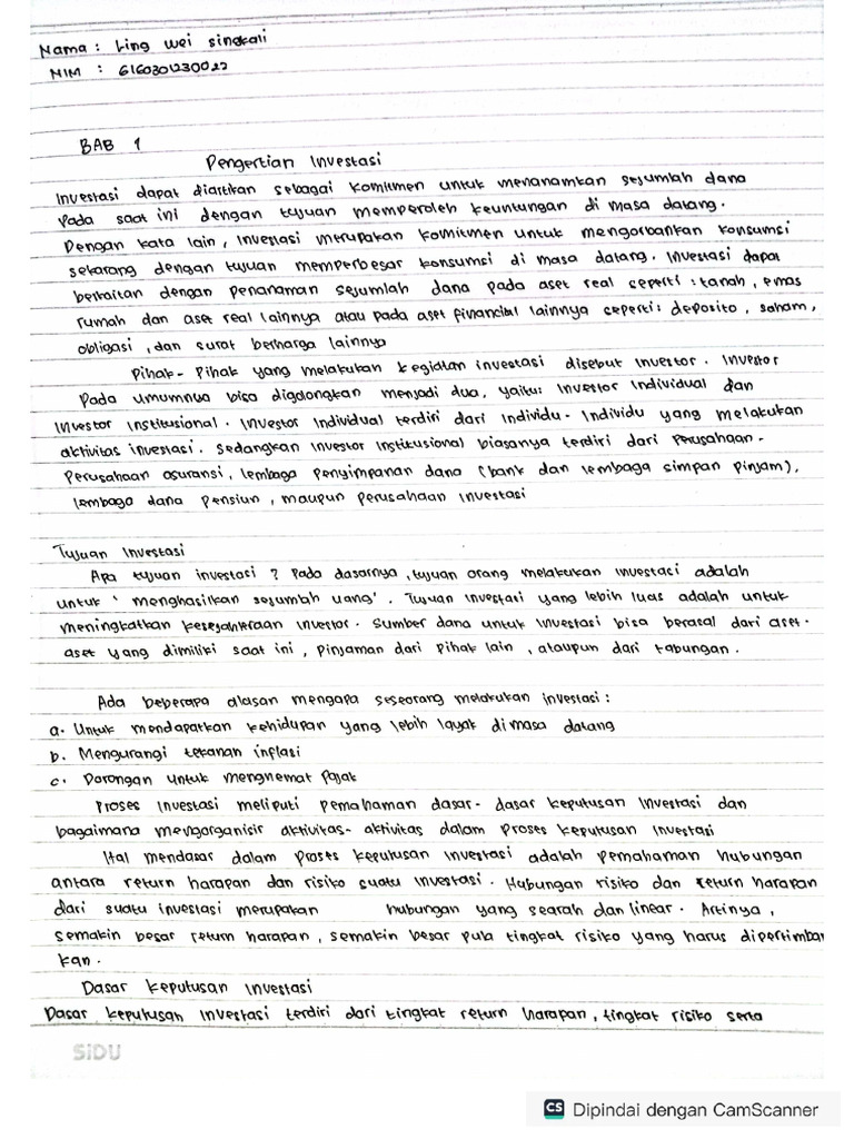 RMK CH1 Portofolio | PDF