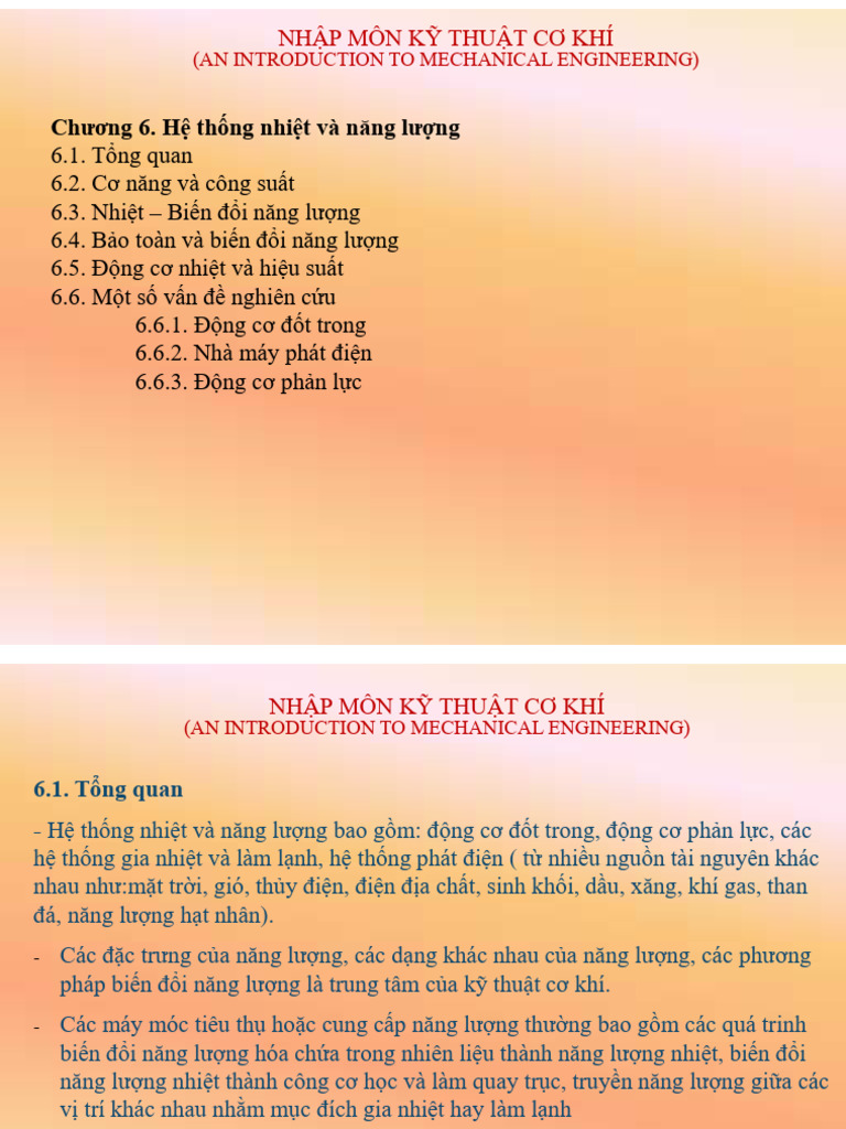 Nhap Mon Ky Thuat Co Khi Chuong 6 5958 | PDF