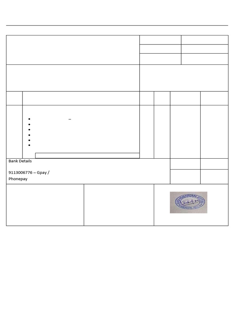 Invoice for CSI Hospital Equipment | PDF