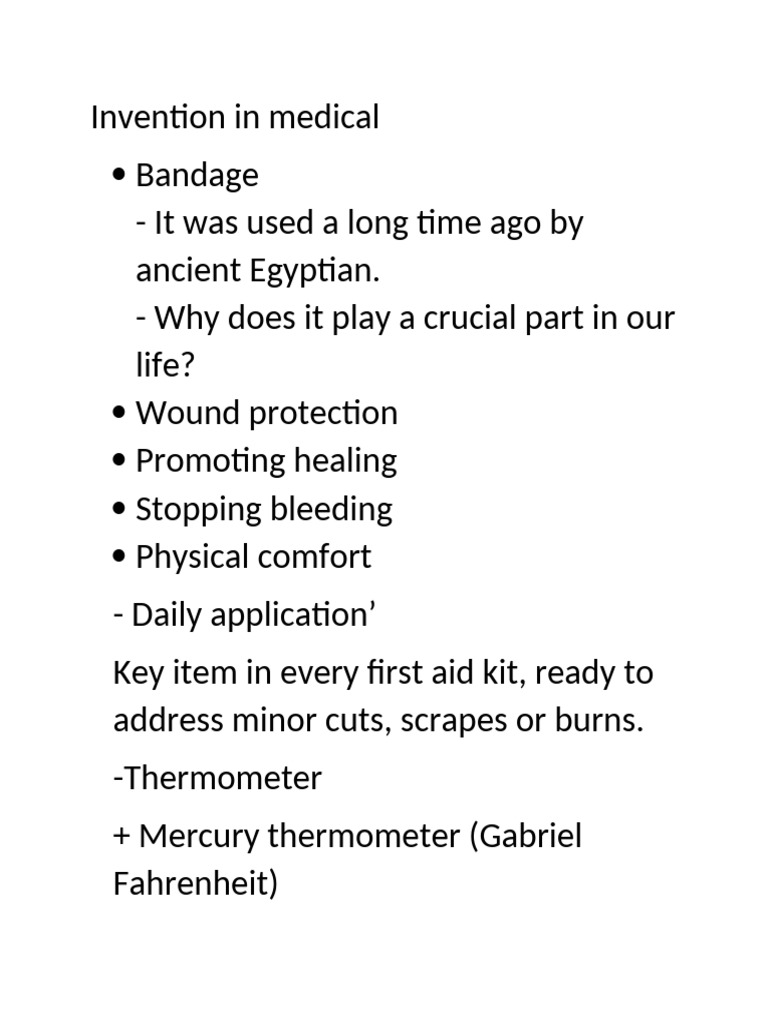 Invention in Medical | PDF