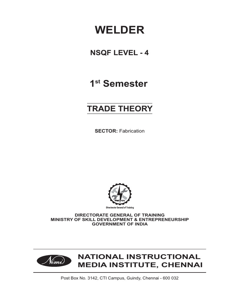 Welder 1st SEM | PDF | Soldering | Welding