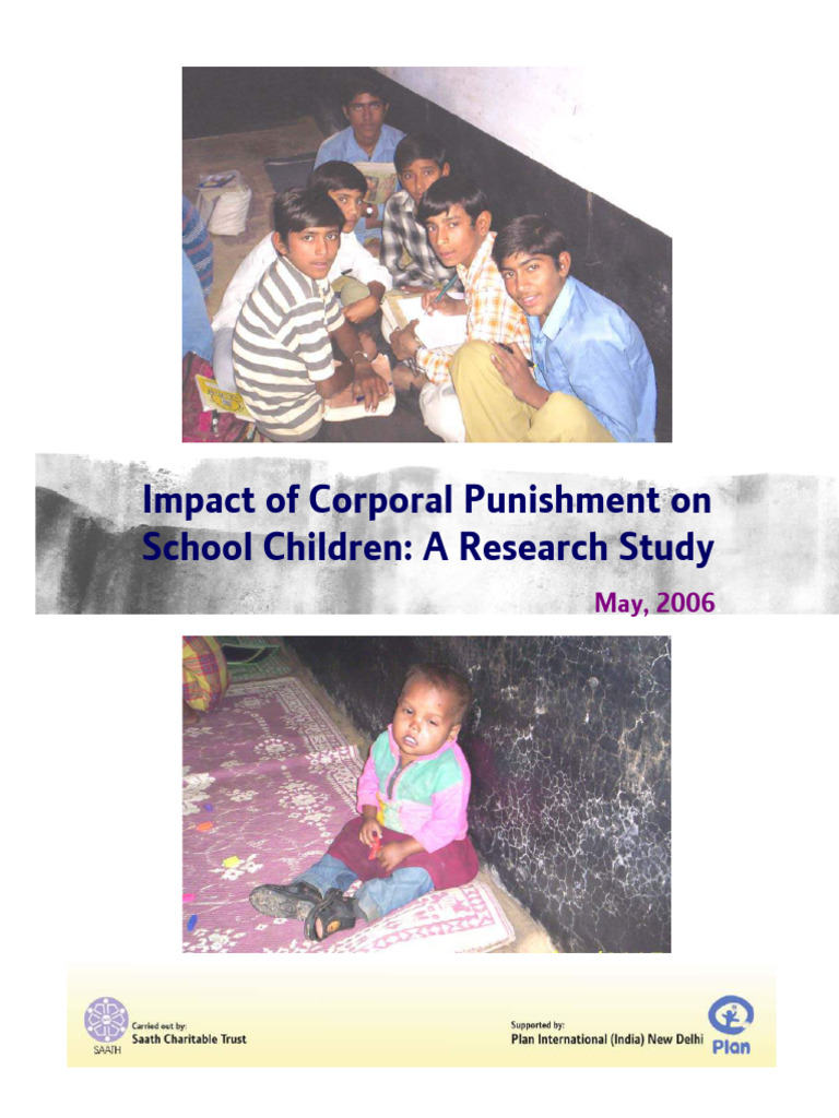 Plan Report On Corporal Punishment | PDF | Violence | Punishments