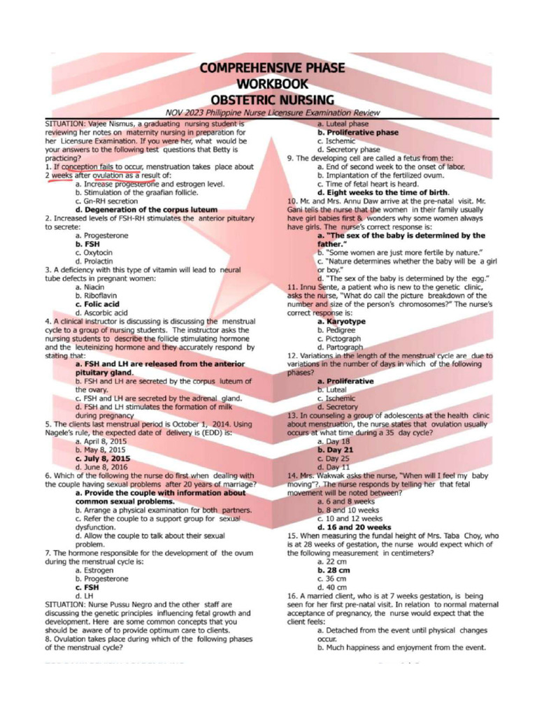 Ob Practice Test | PDF