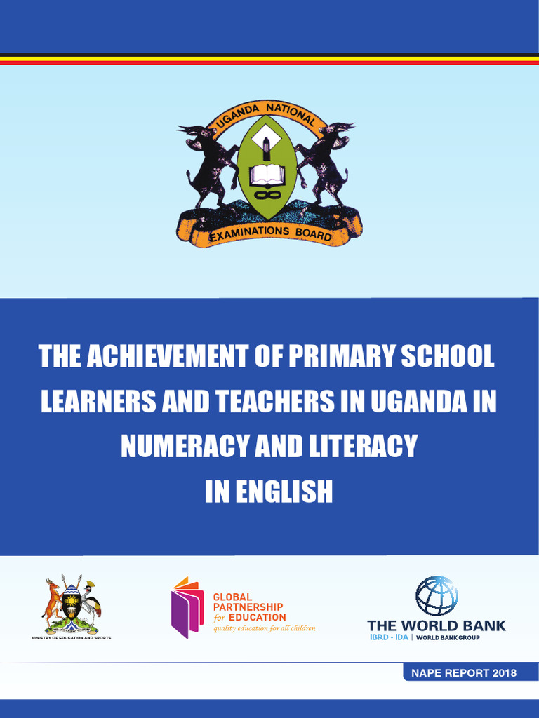 2018 Nape Primary Report | PDF | Sampling (Statistics) | Educational ...
