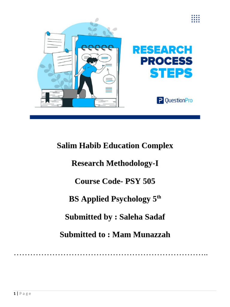 Psychological Research Methodology Guide | PDF | Hypothesis | Statistics