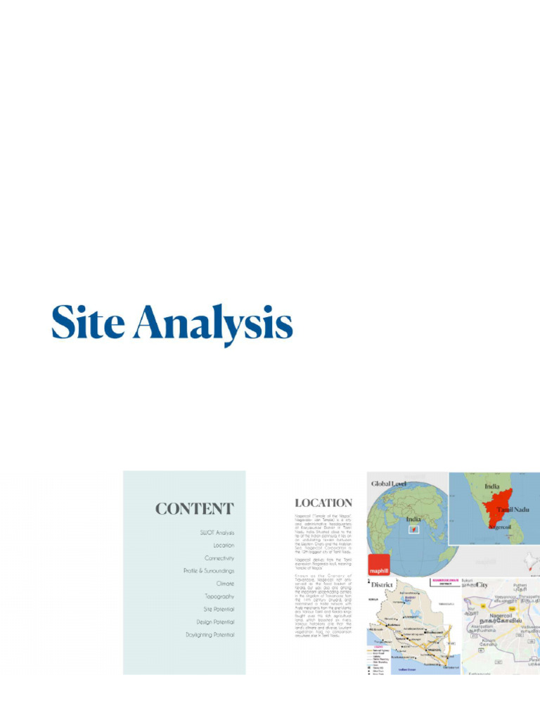 Site Analysis Reference | PDF