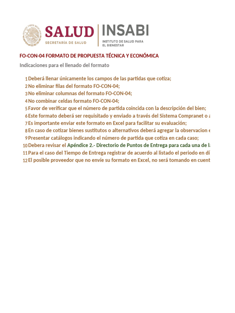 Fo-Con-04 Hospital Gral. Dr. Javier Buenfil | PDF